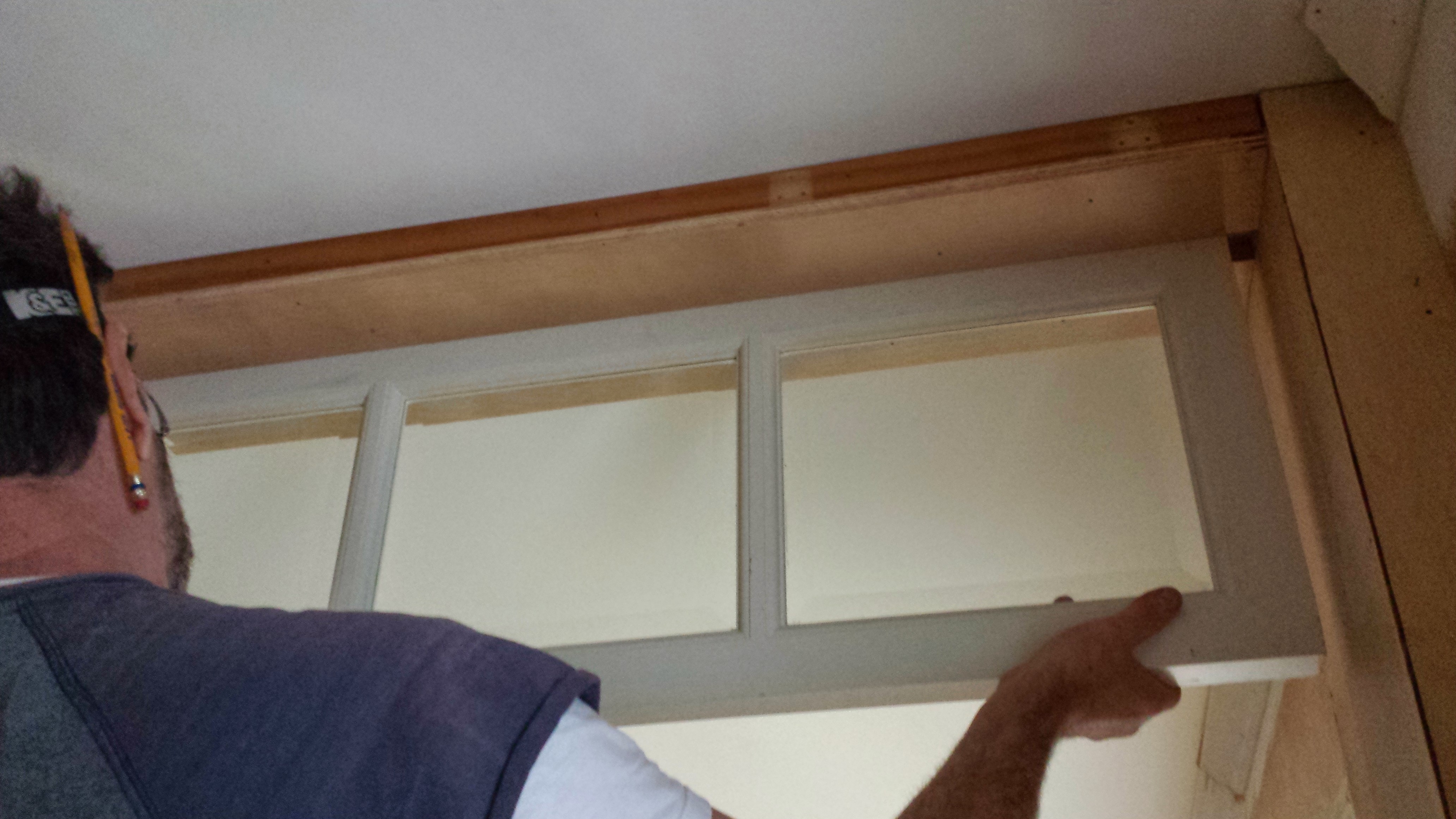 Our DIY Transom Window Entryway Idea